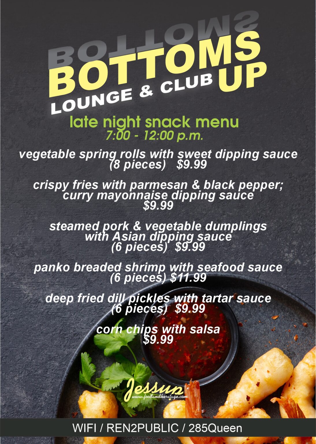 Bottoms Up - Jessup Food & Heritage